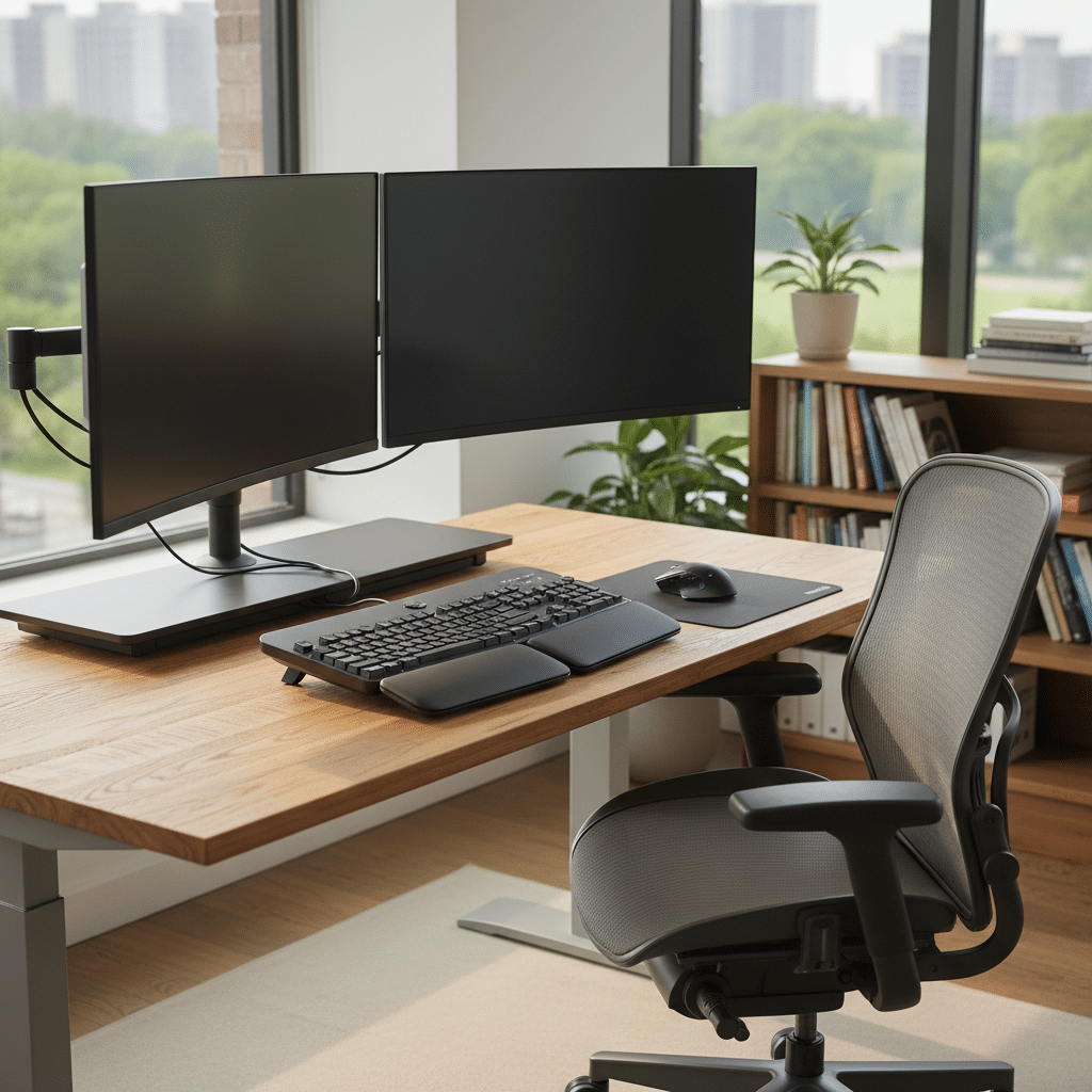 Step-by-Step Guide To Setting Up An Ergonomic Workstation - Viking UK Blog